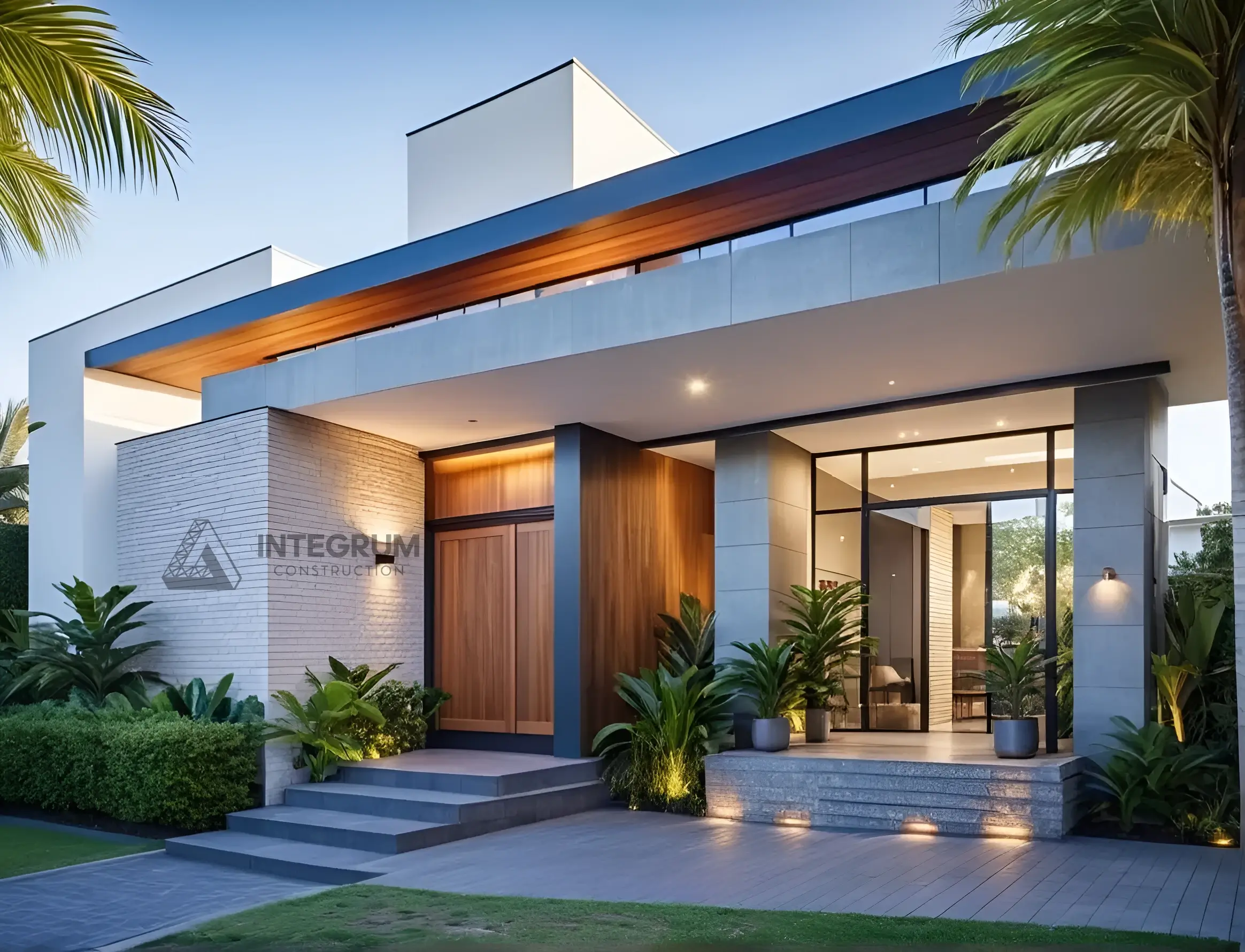 3 Bedroom Flat Roof House Design in Kenya, with Costs (3BFR1)